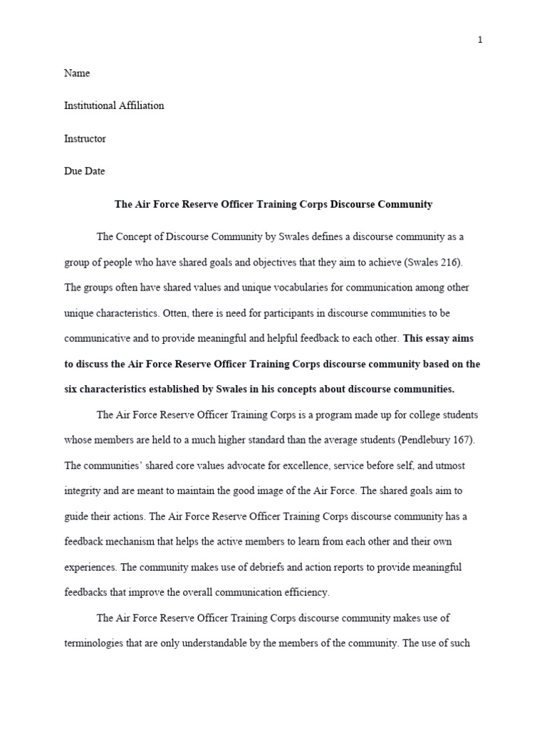 Discourse Community Pdf Discourse Communication