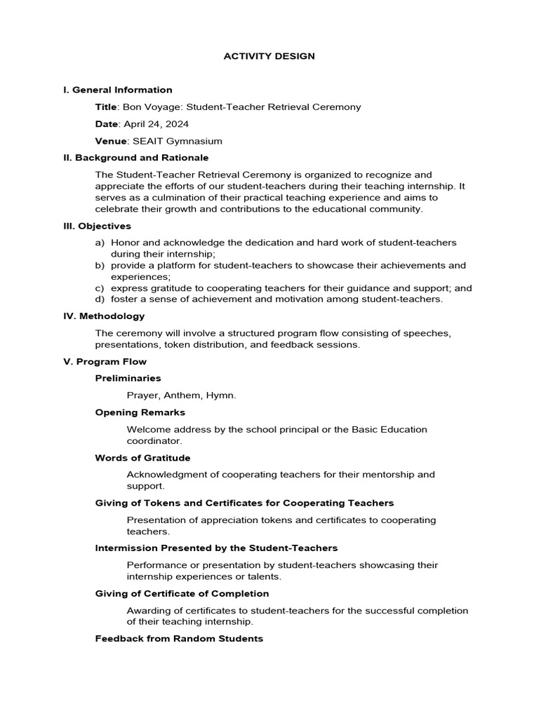 RETRIEVAL-ACTIVITY-DESIGN-unfinished | PDF | Teachers | Learning