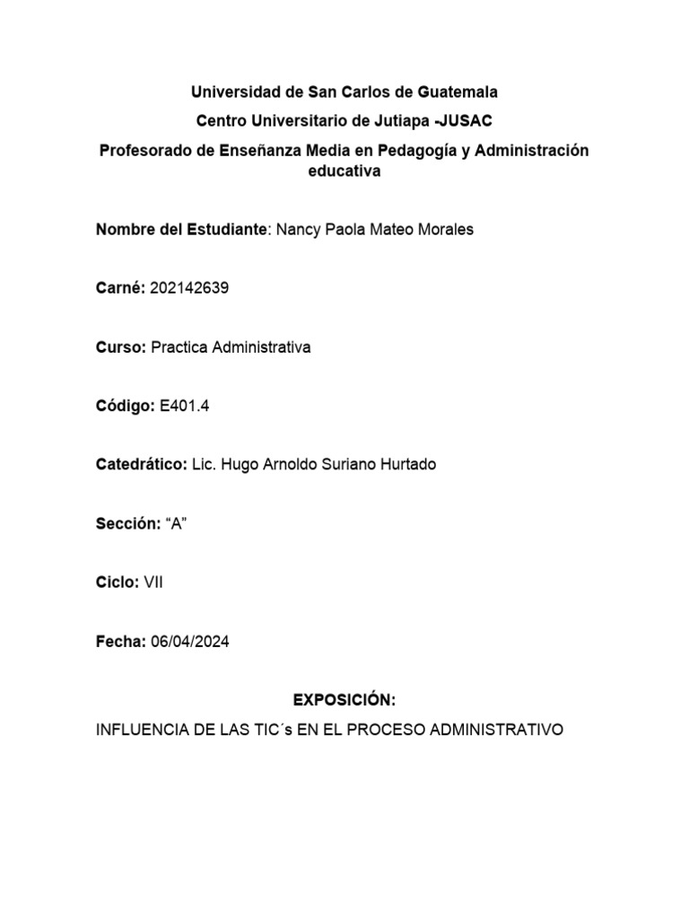 EXPOSICIÓN DE PRACTICa | PDF | Tecnología de información y comunicaciones | Business