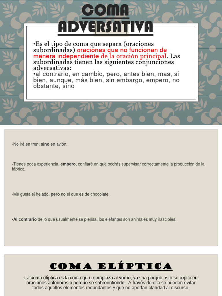 Tipos de Comas y Su Uso Correcto | PDF
