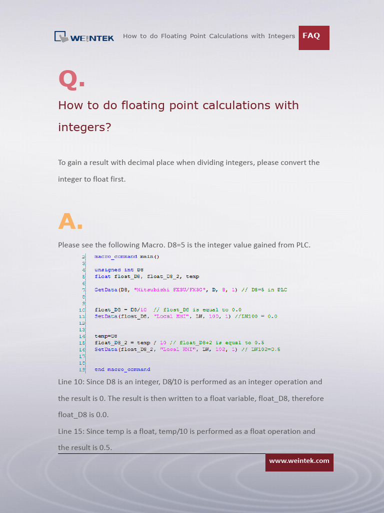 Floating Point Calculation | PDF