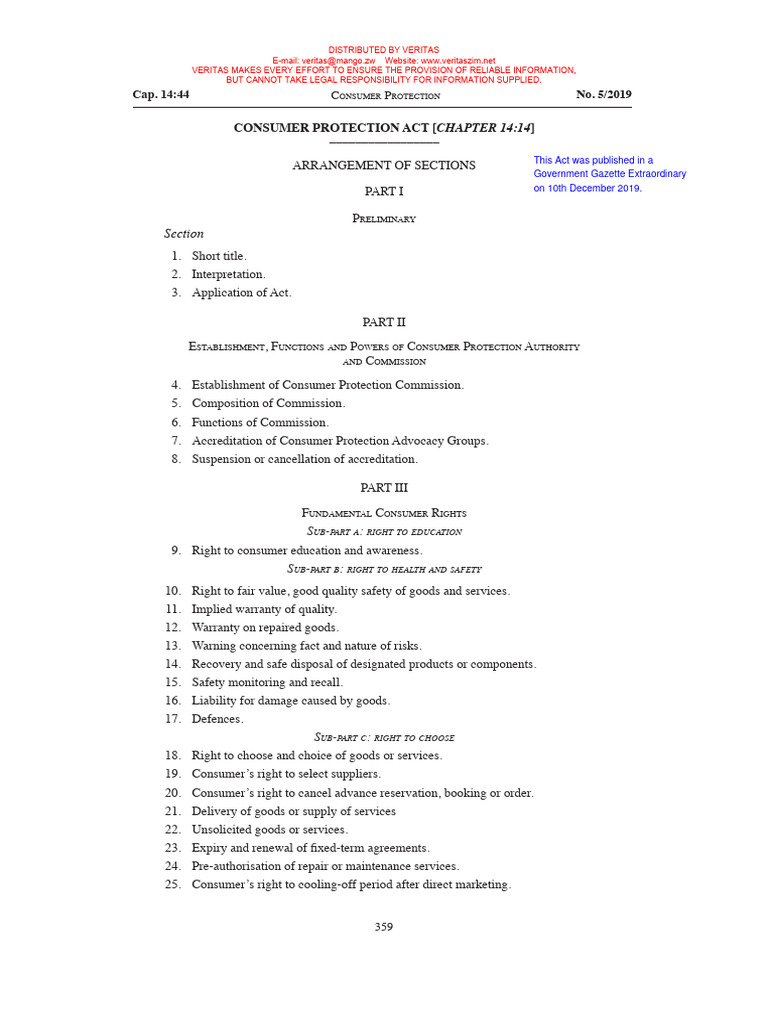 Consumer Protection Act | PDF | Franchising | Consumer Protection