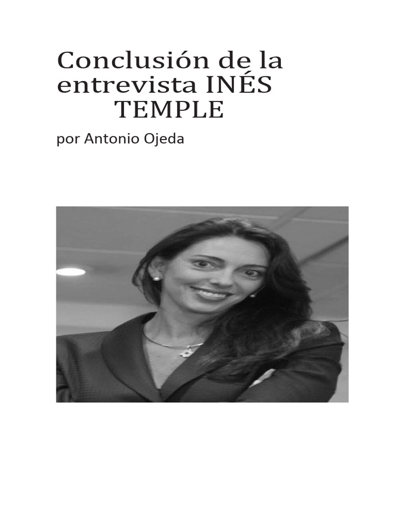 Conclusión de La Entrevista INÉS | PDF | Perú | Business