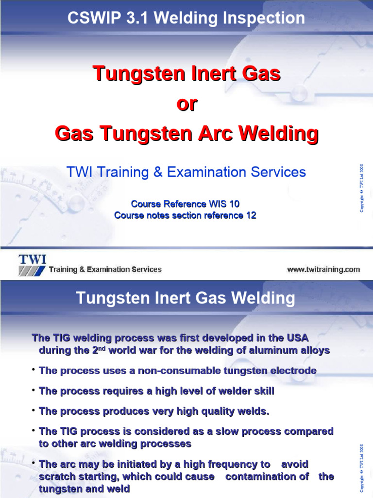 12. GTAW | PDF | Welding | Construction