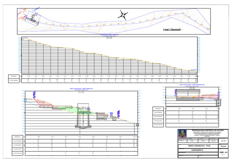 Perfil Hidráulico PTAR Aucará | PDF