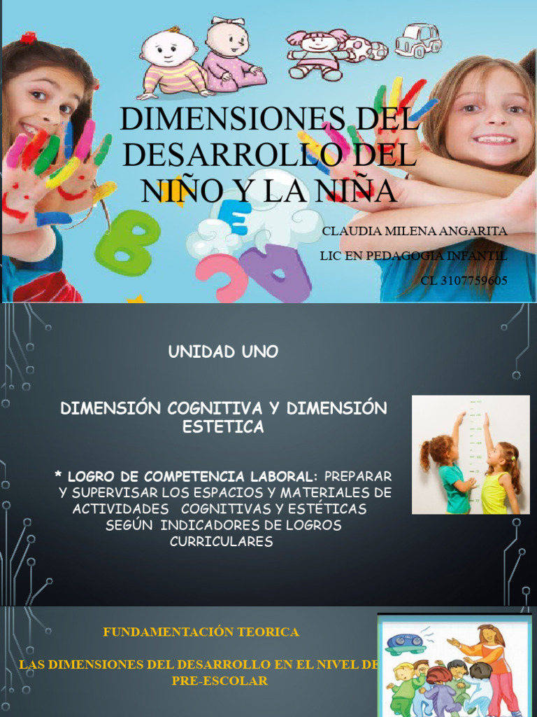 Dimensiones Del Desarrollo Del Niño y La Niña (2) | PDF | Educación de la primera infancia ...