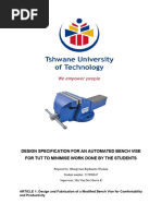 Bench Vise Assembly | PDF