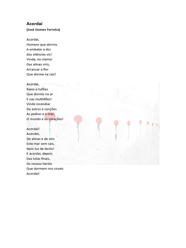 Poemas sobre Liberdade e Luta Social | PDF