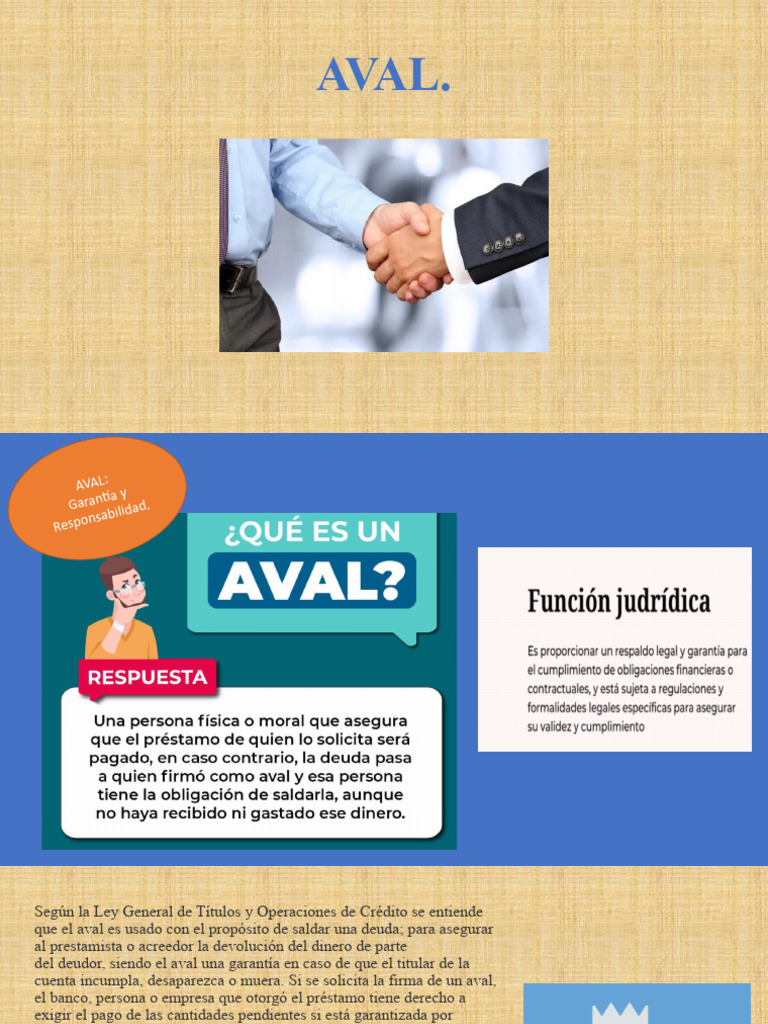 AVAL | PDF | Pagos | Crédito