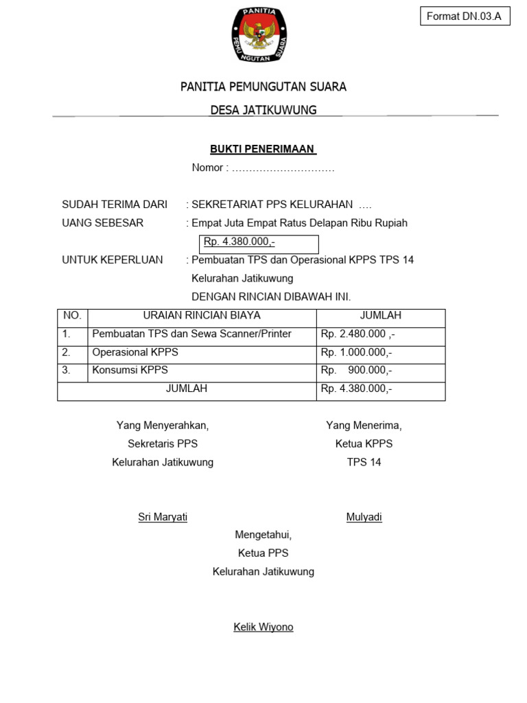 SPJ KPPS Kra 1 | PDF