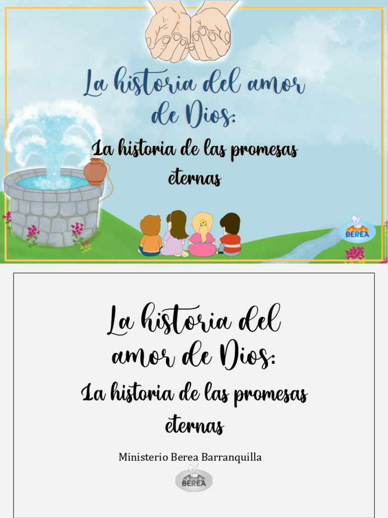 La Historia Del Amor de Dios: La Historia de Las Promesas Eternas | PDF ...