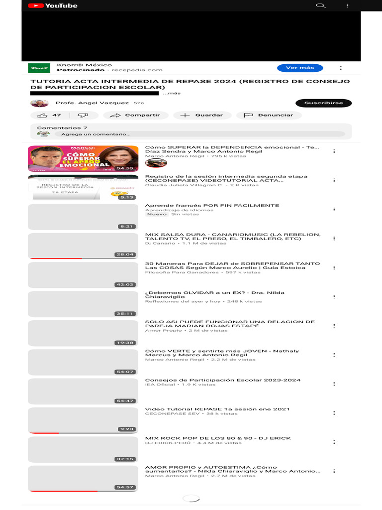 Tutoria Acta Intermedia de Repase 2024 (Registro de Consejo de ...