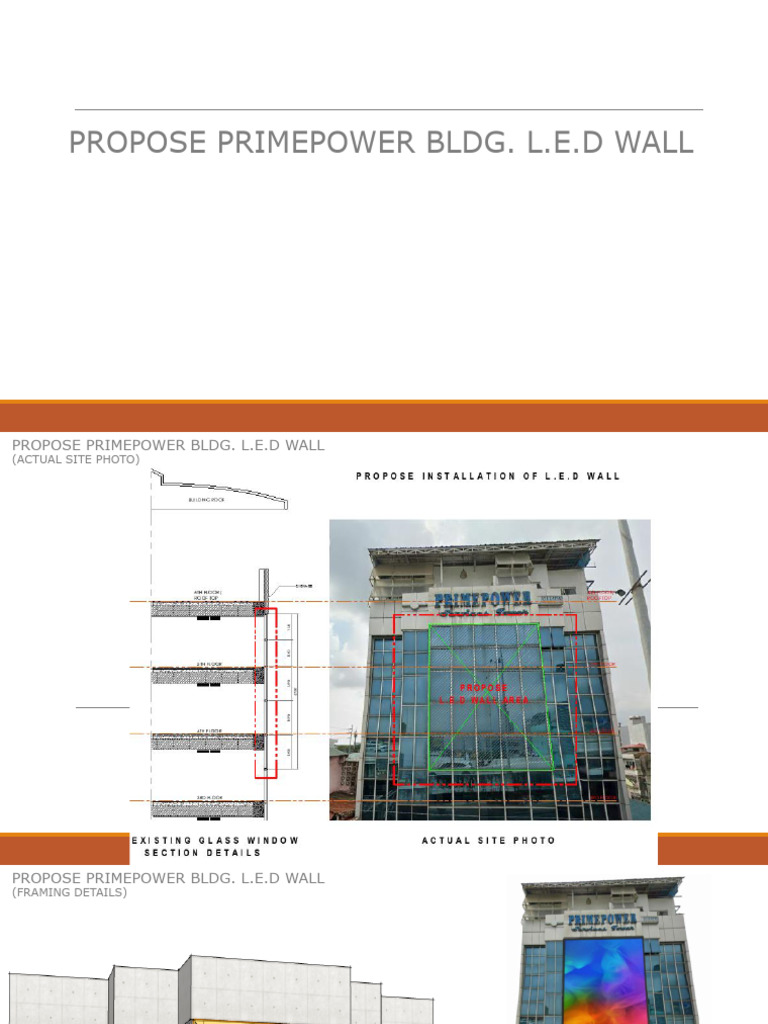 PrimePower Building LED Wall Proposal | PDF