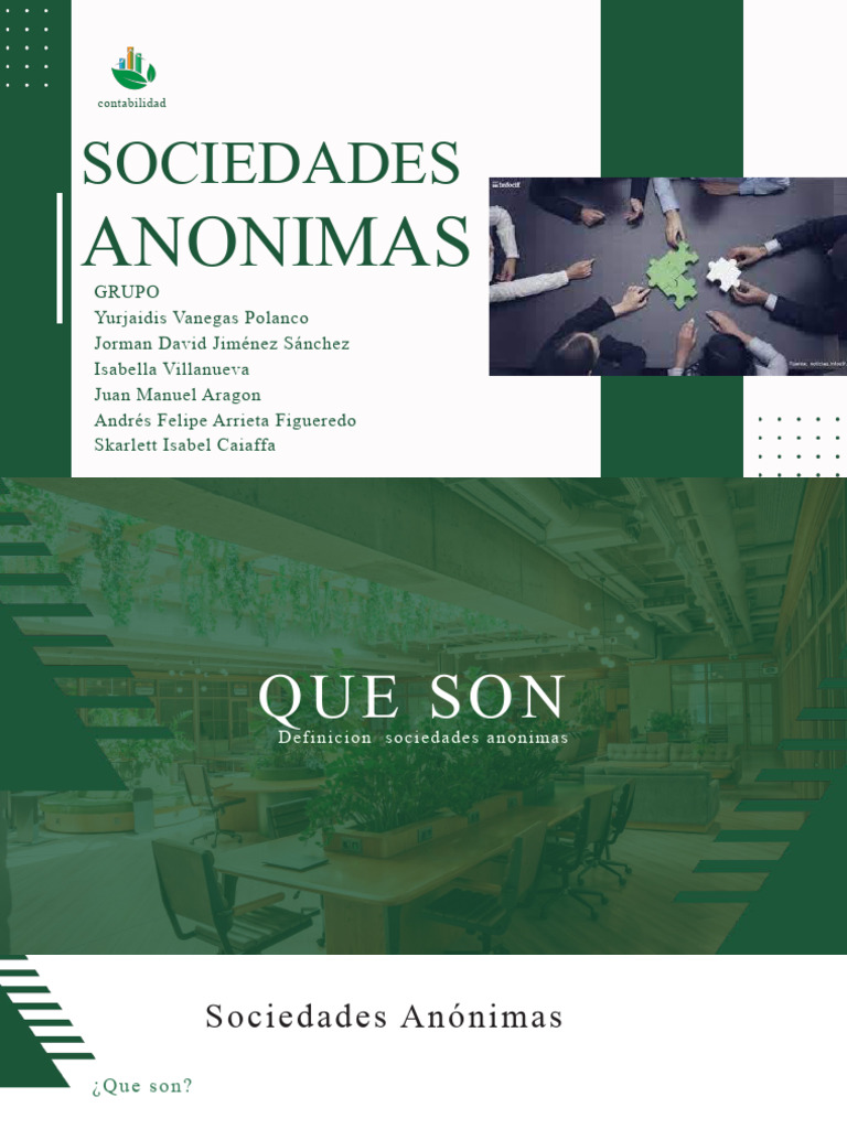 Sociedades anónimas | PDF | Business | Corporaciones