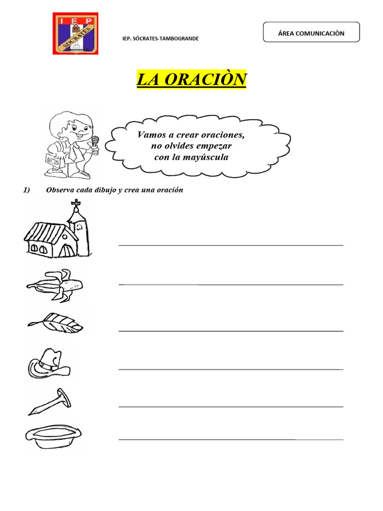 Ejercicios para Crear Oraciones | PDF