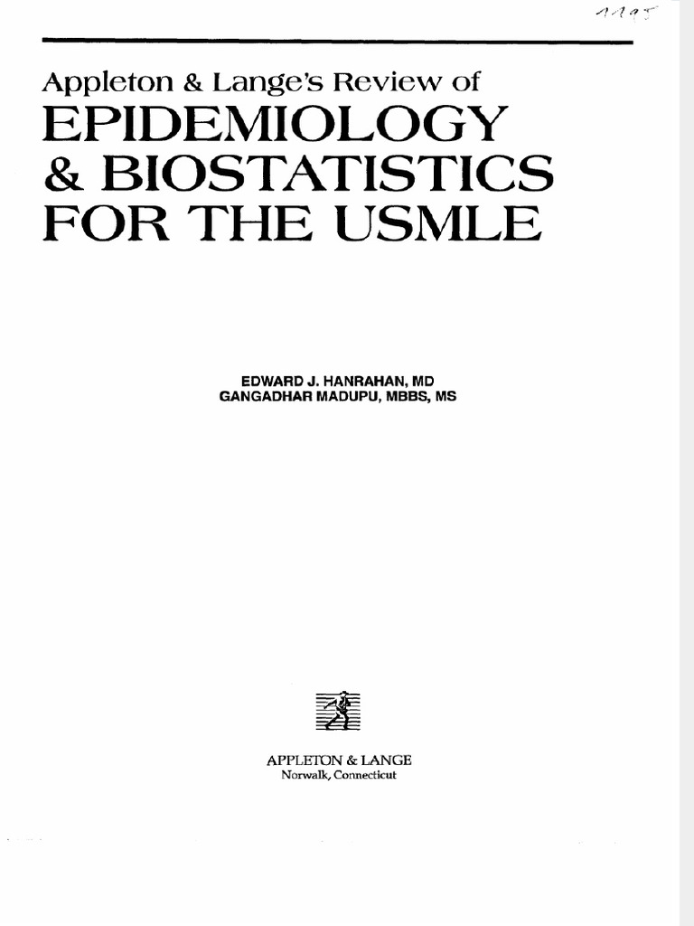 Vdocuments - MX Epidemiology and Biostatistics For The Usmle ...
