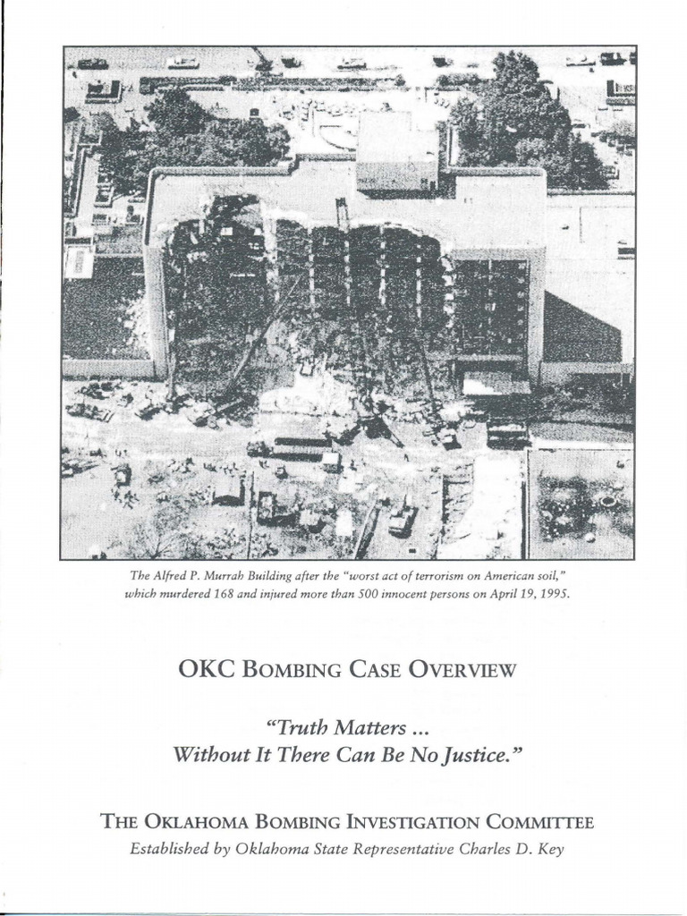 OKC Bombing Case Overview, By the Oklahoma Bombing Investigation Committee | PDF | Man Made ...
