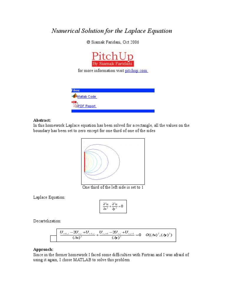 Solution For The Laplace Equation | PDF | Boundary Value Problem ...