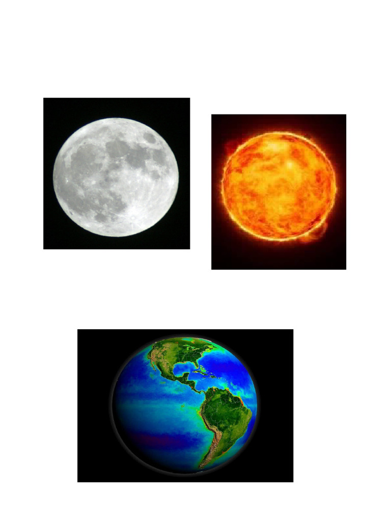 El Planeta Tierra, Sol, Luna | PDF