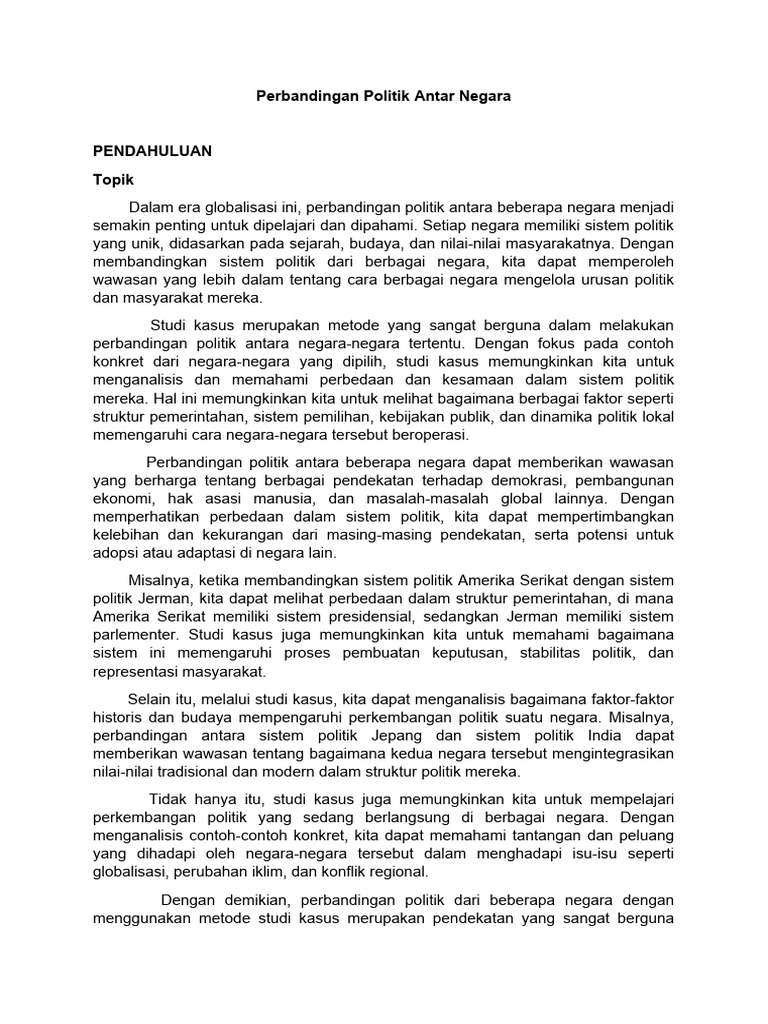 Paper Perbandingan Politik | PDF Paper Perbandingan Politik | PDF