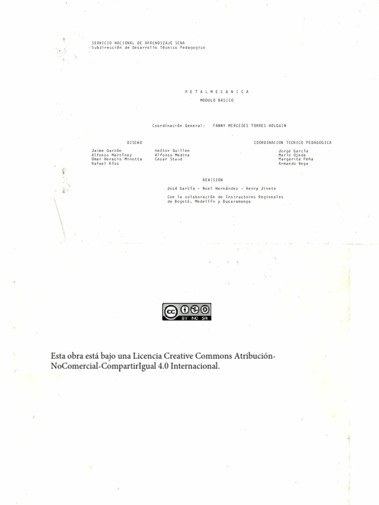 Modulo Basico Metalmecanica | PDF | Aprendizaje | Perforar