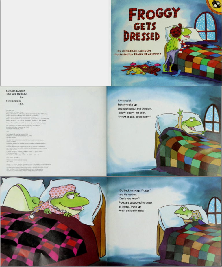Froggy Gets Dressed | PDF