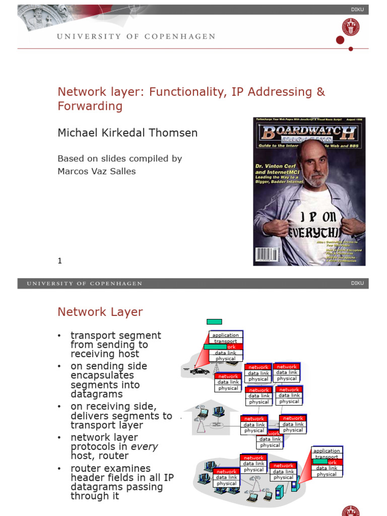 Slides | PDF | Internet Protocols | Ip Address