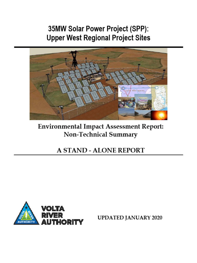 35MW Solar Power Project - Upper West Regional Sites - Non Technical ...