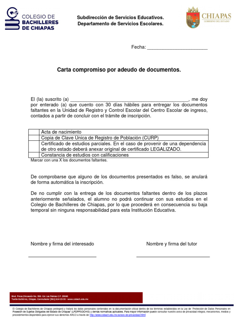 Carta Compomisoadeudo Documentos 21 B | PDF