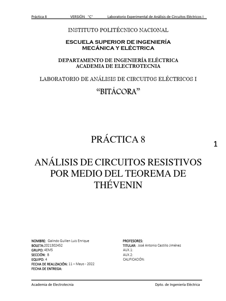 P4 BITACORATh | PDF | Red eléctrica | voltaje