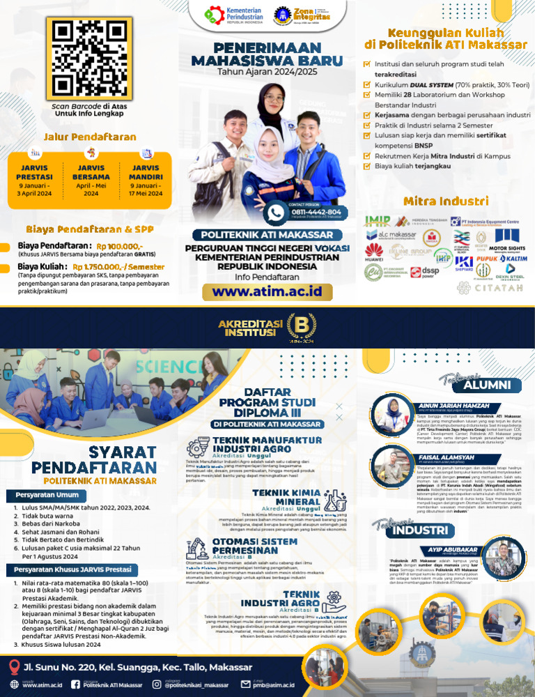 Brosur Politeknik Ati Makassar | PDF
