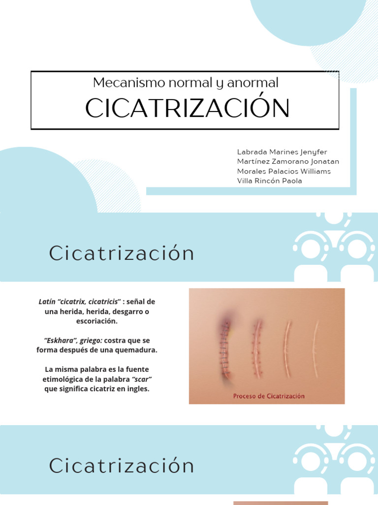 Expo 1 | PDF | Inflamación | Cicatrización de la herida