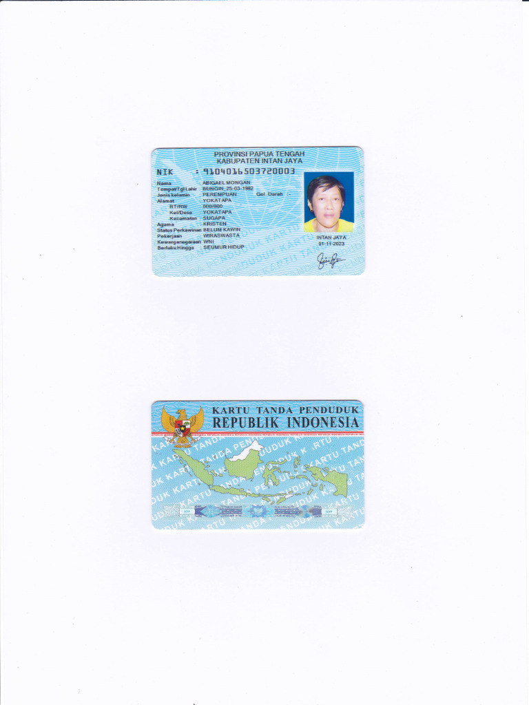 KTP Abigael Mongan | PDF