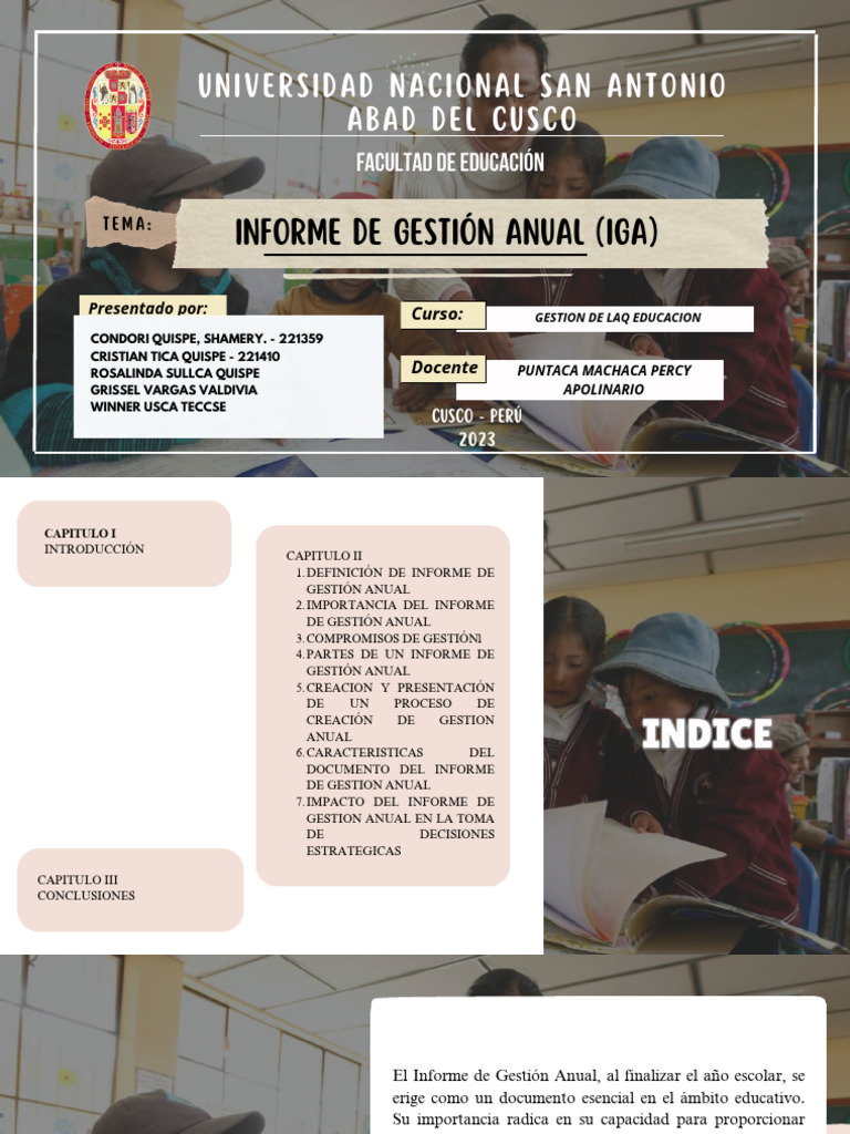 Iga Gestión | PDF | Planificación | Evaluación
