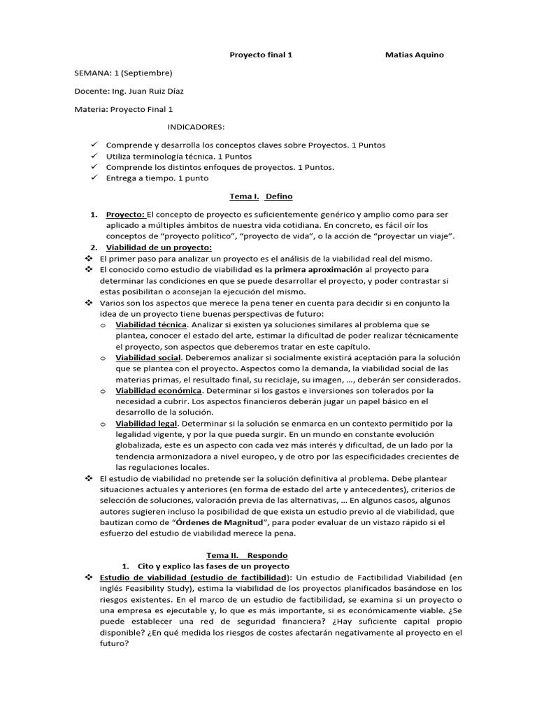 Proyecto Final 1 | PDF | Toma de decisiones | Business