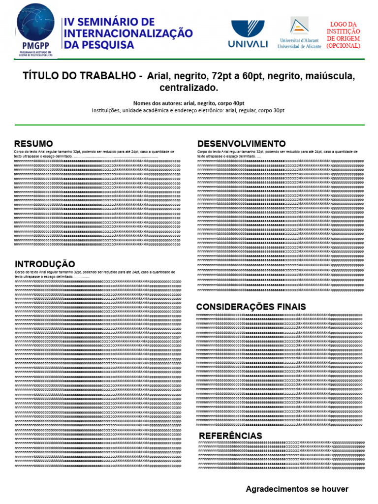 Modelo Poster SIP 2023 | PDF