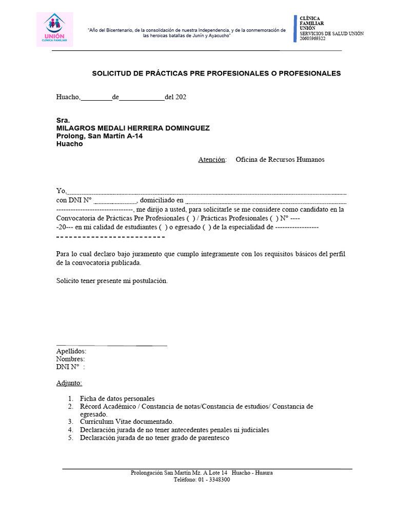 Anexo Practicas Pre Profesionales 2021 | PDF | Documento de identidad | Gobierno