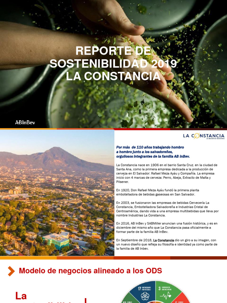 COP - La Constancia - Reporte de Sostenibilidad El Salvador 2020 | PDF | Residuos | Reciclaje