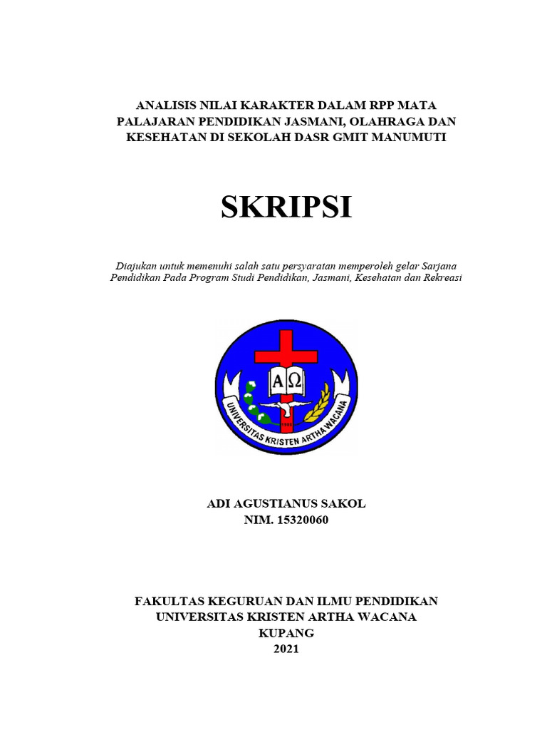 Template Skripsi Kuantitatif-1 | PDF