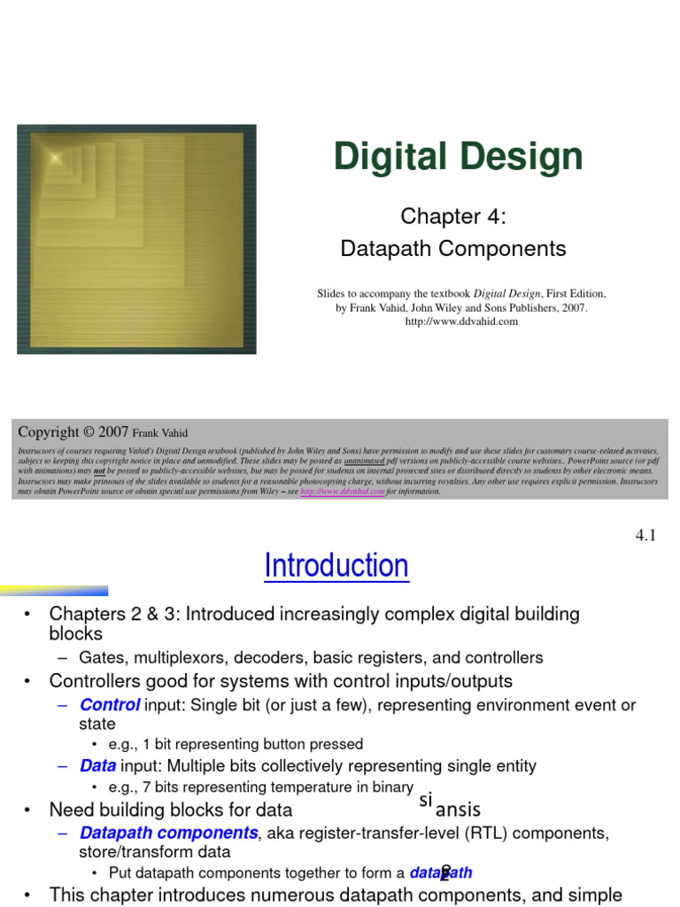 Datapath Components Pdf Computer Science Computing