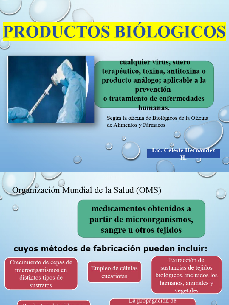 SUBTEMA_5_PRODUCTOS_BIOLOGICOS | PDF | Virus | Vacunas