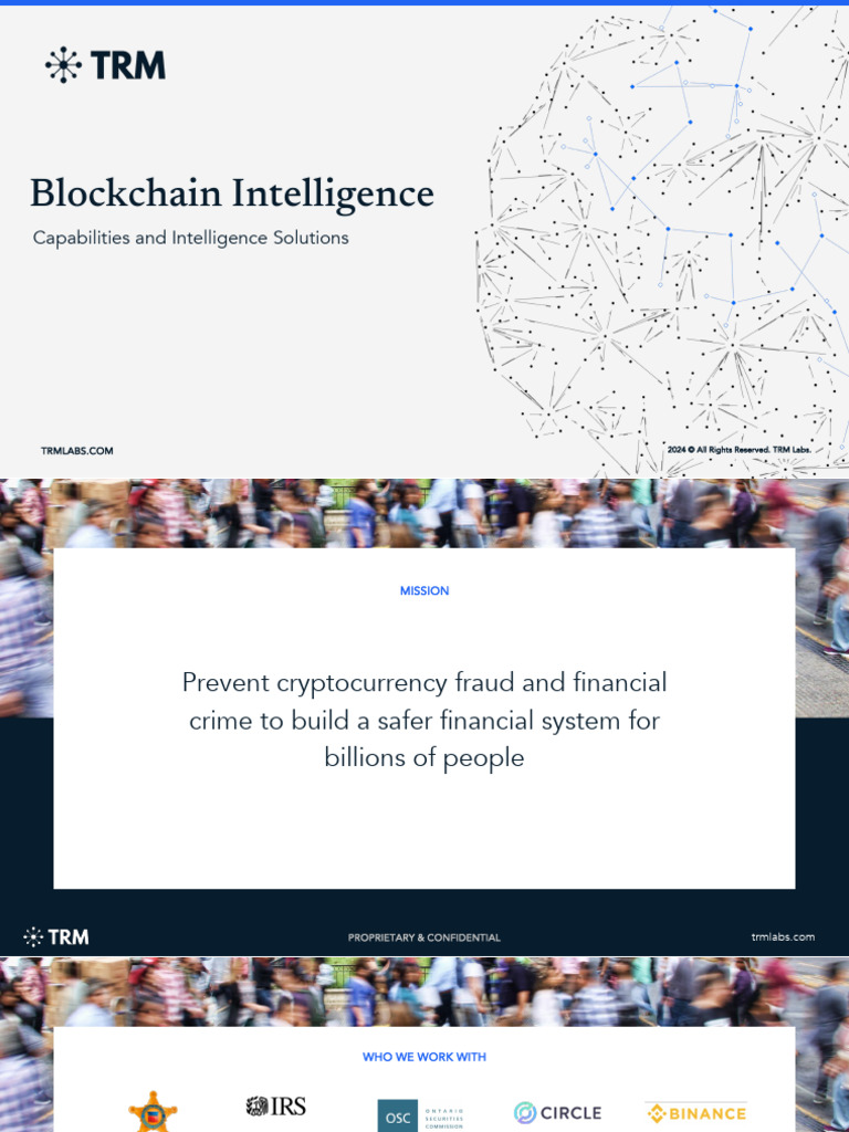 TRM Brochure | PDF | Cryptocurrency | Cybercrime