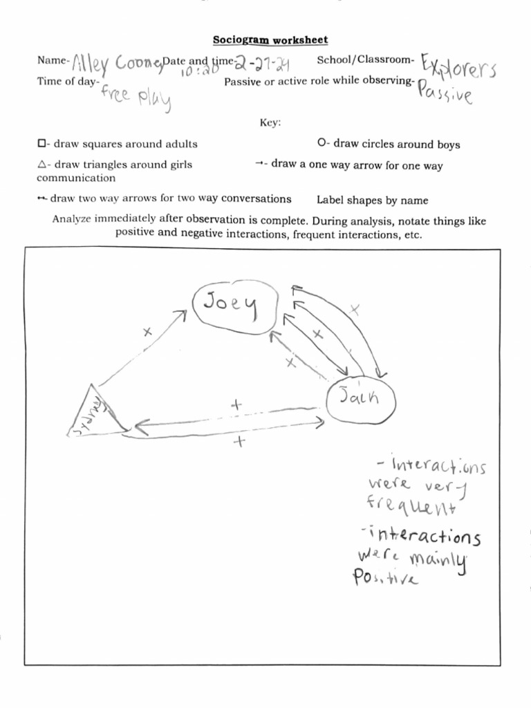 Sociogram Edt 313 | PDF