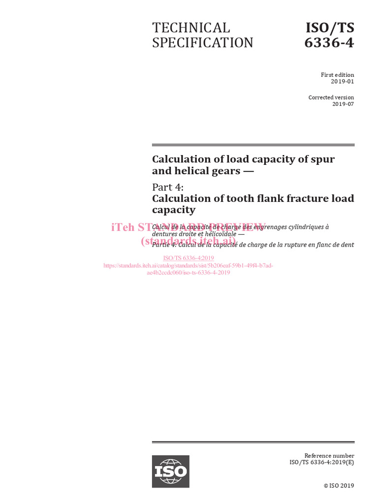 ISO 6336-4-2019-Preview | PDF | Fracture | Fracture Mechanics