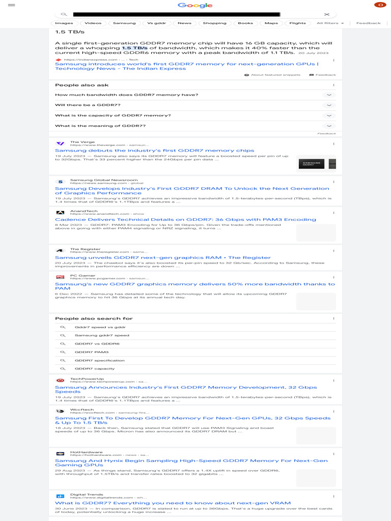 gddr7 speed - Google Search | PDF | Computer Engineering | Computer Hardware