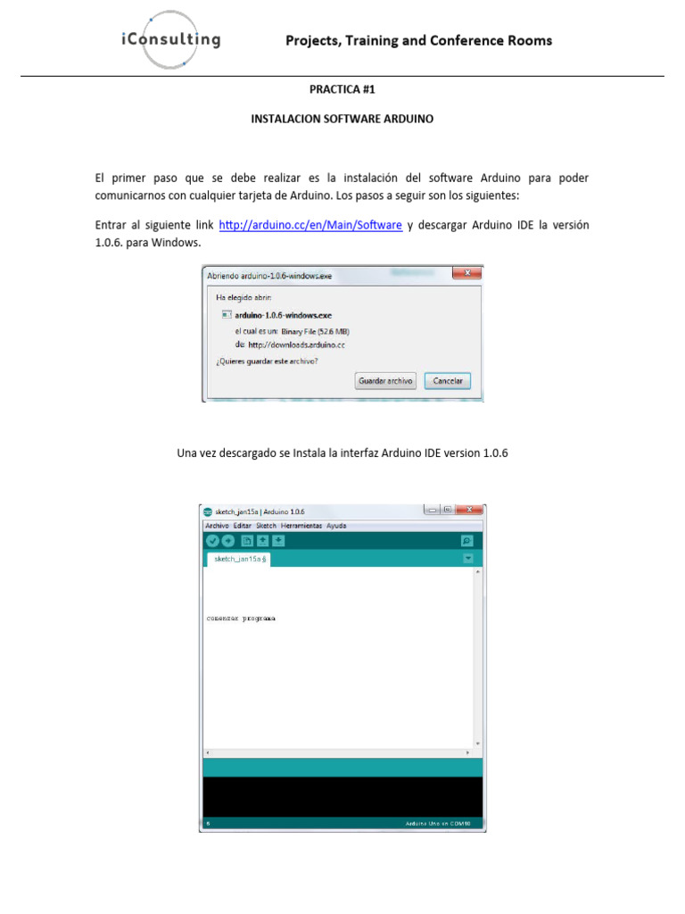 Pract Prog Arduino Curso Modificar | PDF | Diodo emisor de luz | Control remoto