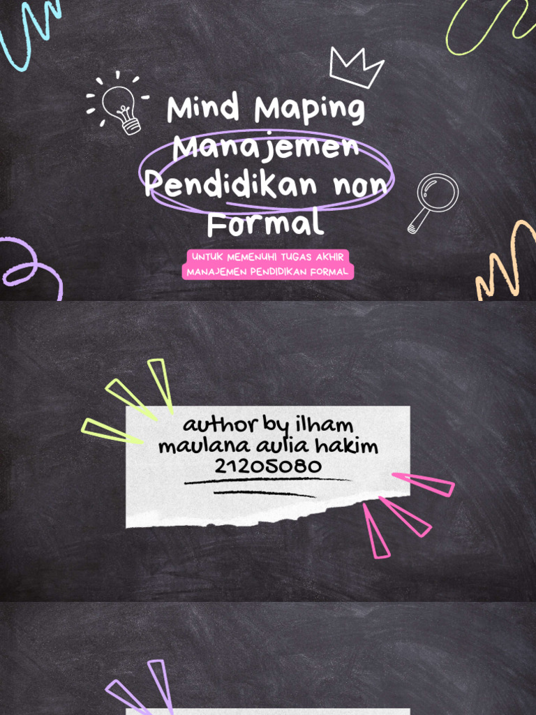 Mind Maping Manajemen Pendidikan Non Formal - Compressed | PDF