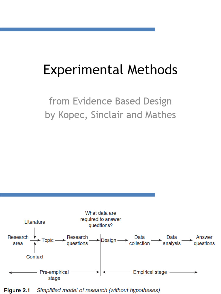 Experimental Methods | PDF | Experiment | Quantitative Research