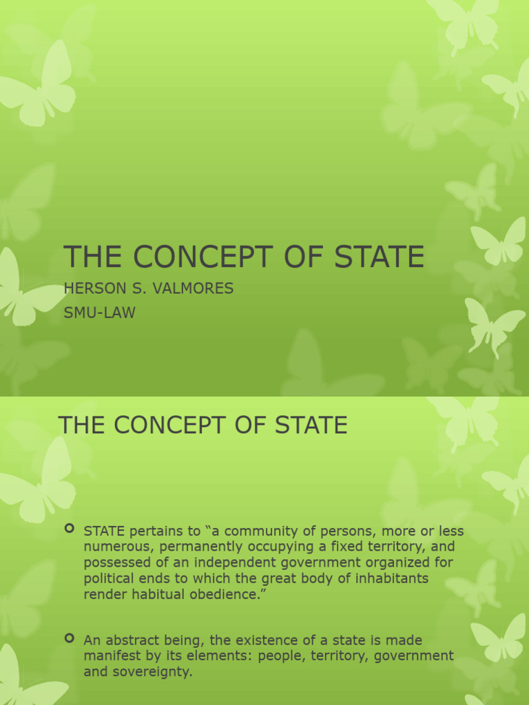 2the Concept of State | PDF | Taxes | Federal Government Of The United ...