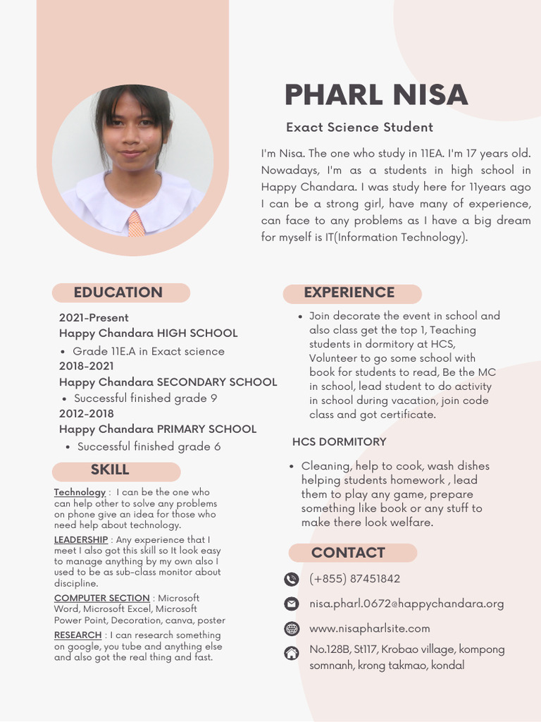 Nisa Pharl.cv | PDF
